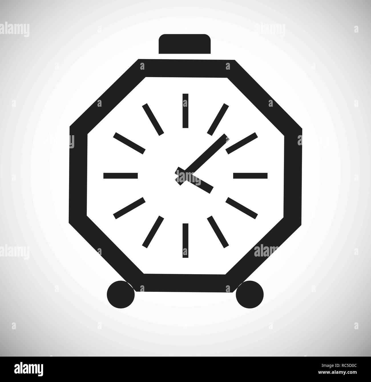 Time icon on white background for graphic and web design, Modern simple ...