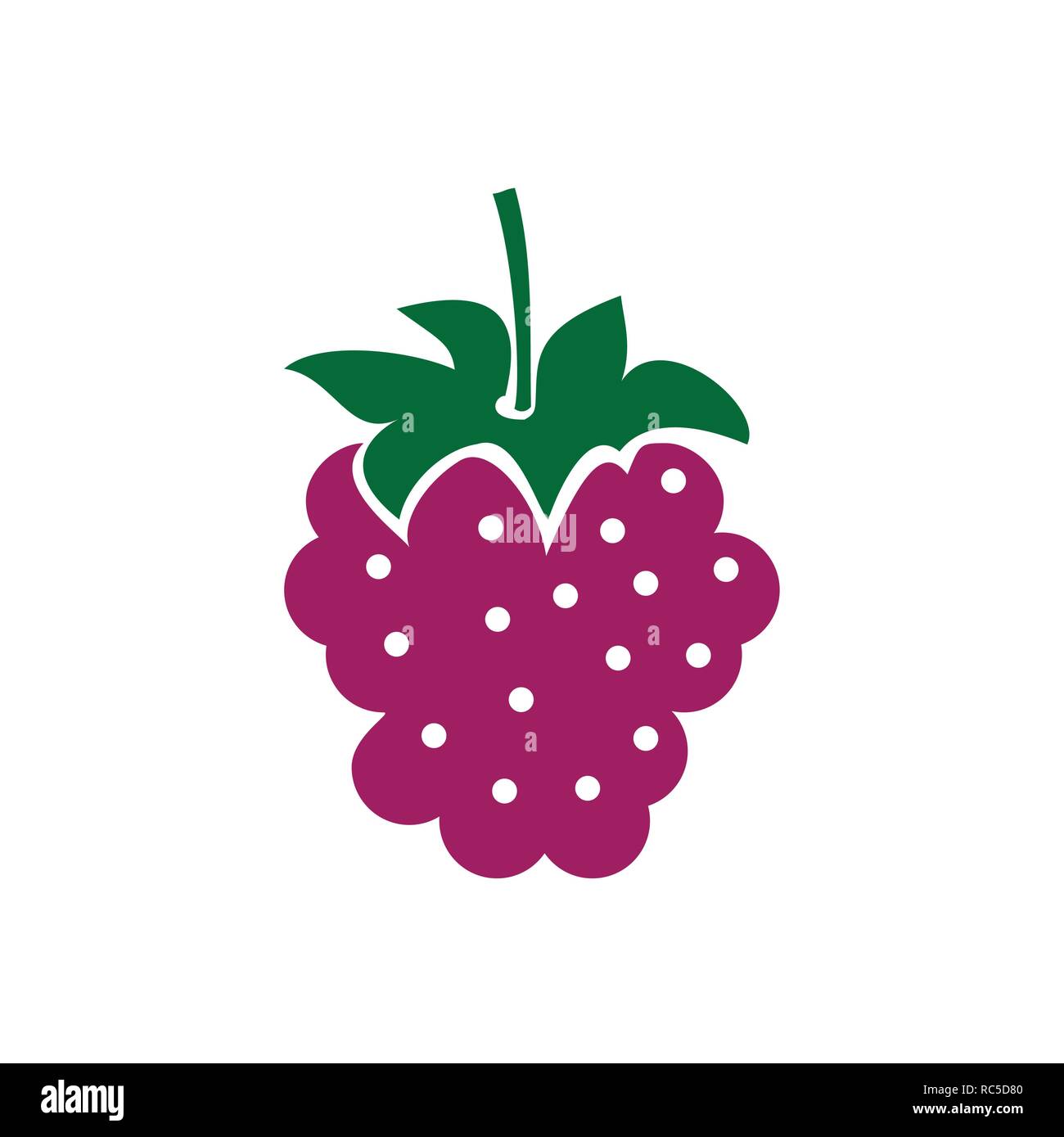 Fruit color icon on white background for graphic and web design, Modern ...