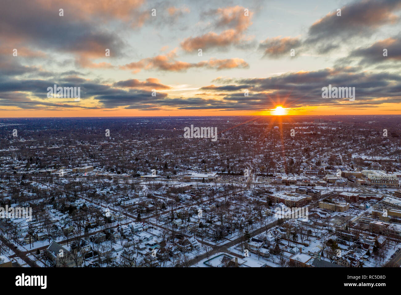 Ariel landscape taken with drone Stock Photo - Alamy