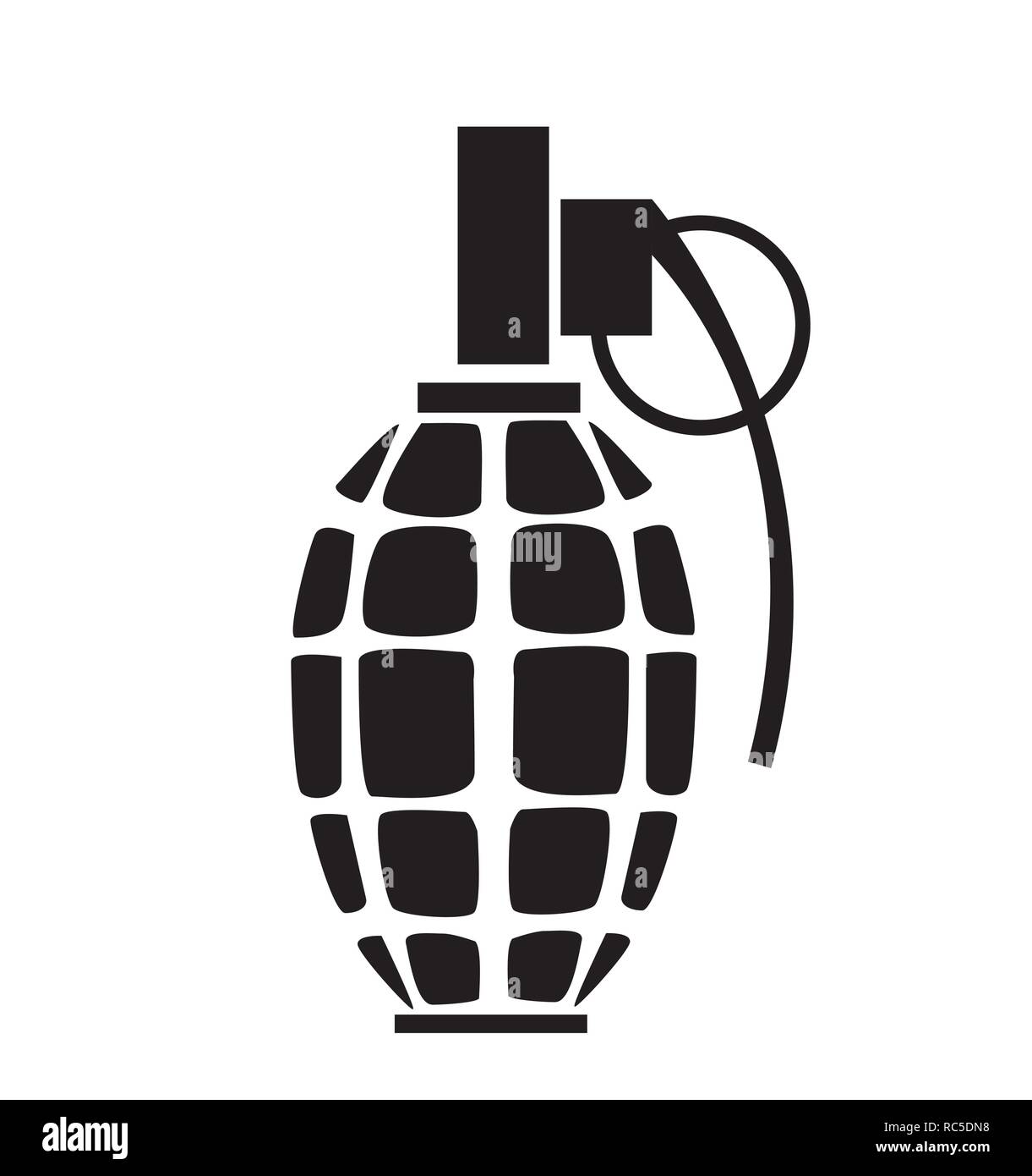 grenade icon vector Stock Vector Image & Art - Alamy