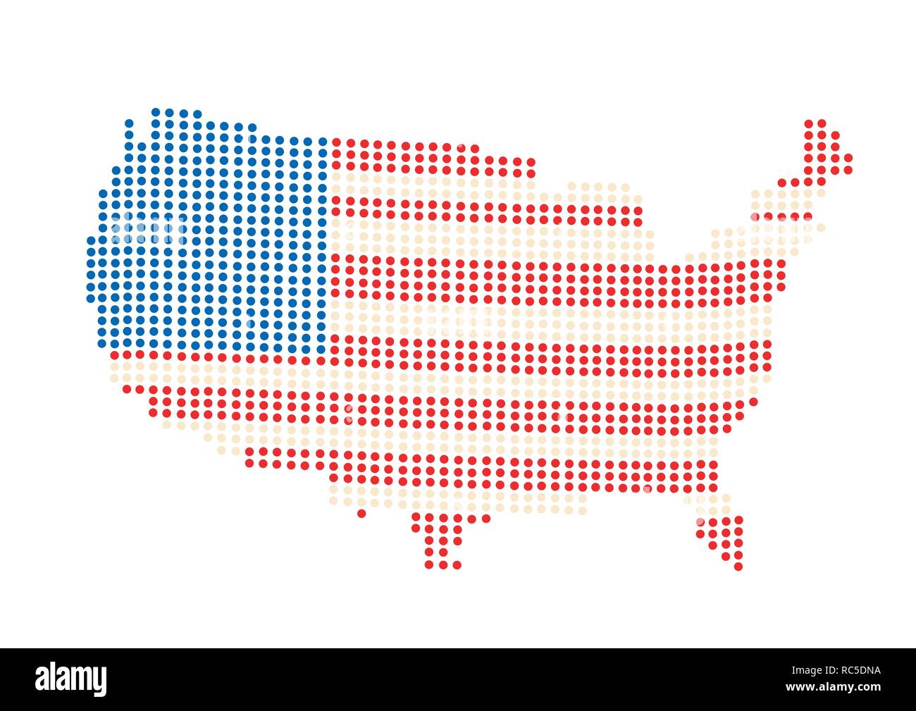 USA map vector illustration Stock Vector Image & Art - Alamy