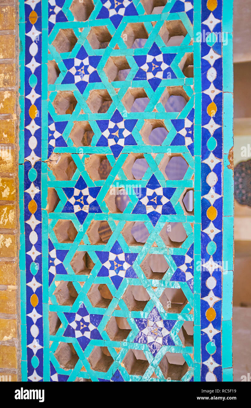 The fusion of fine brickwork and stellar tile patterns with hexagonal ...