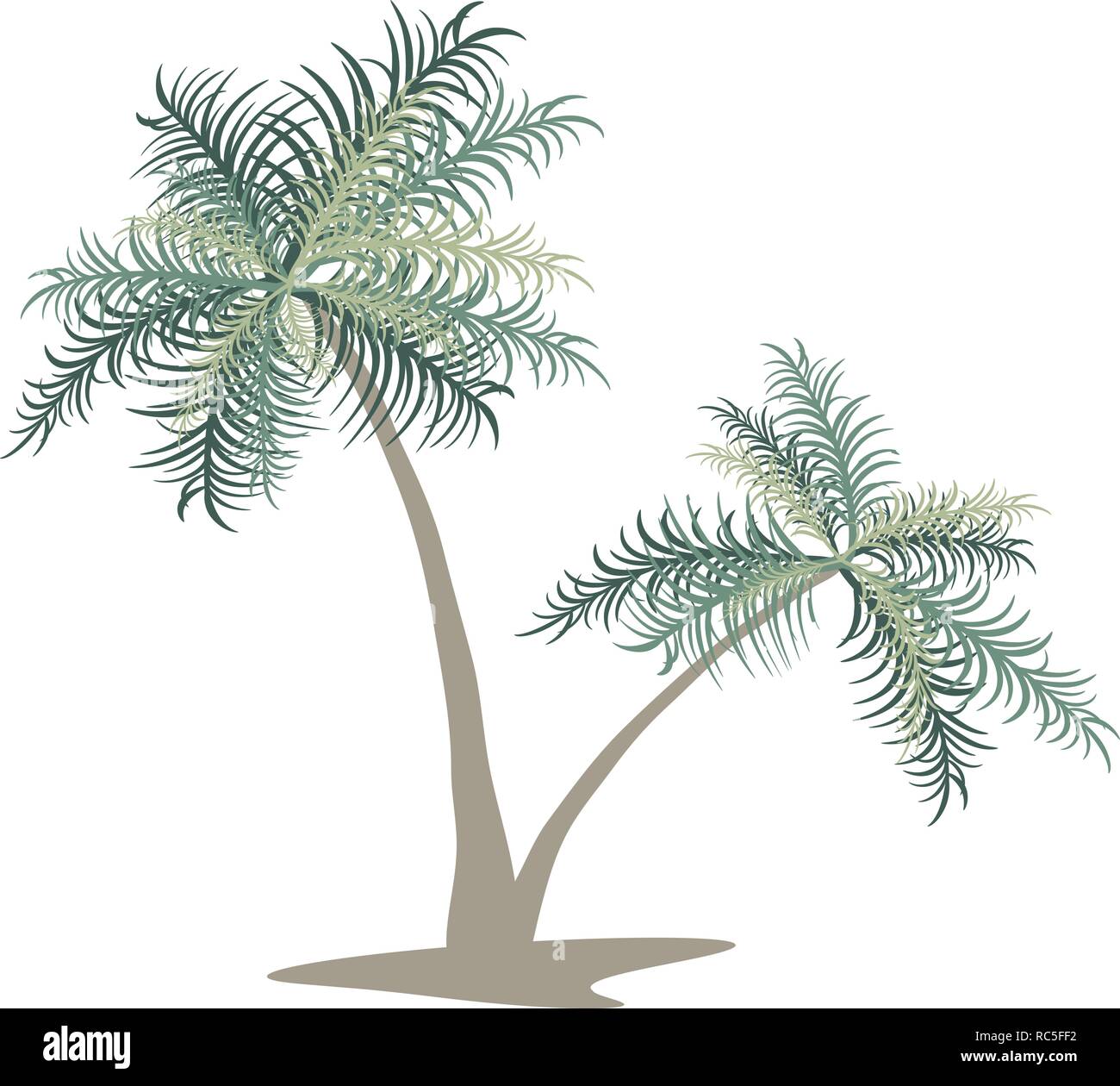 Decorative trees Stock Vector Images - Alamy