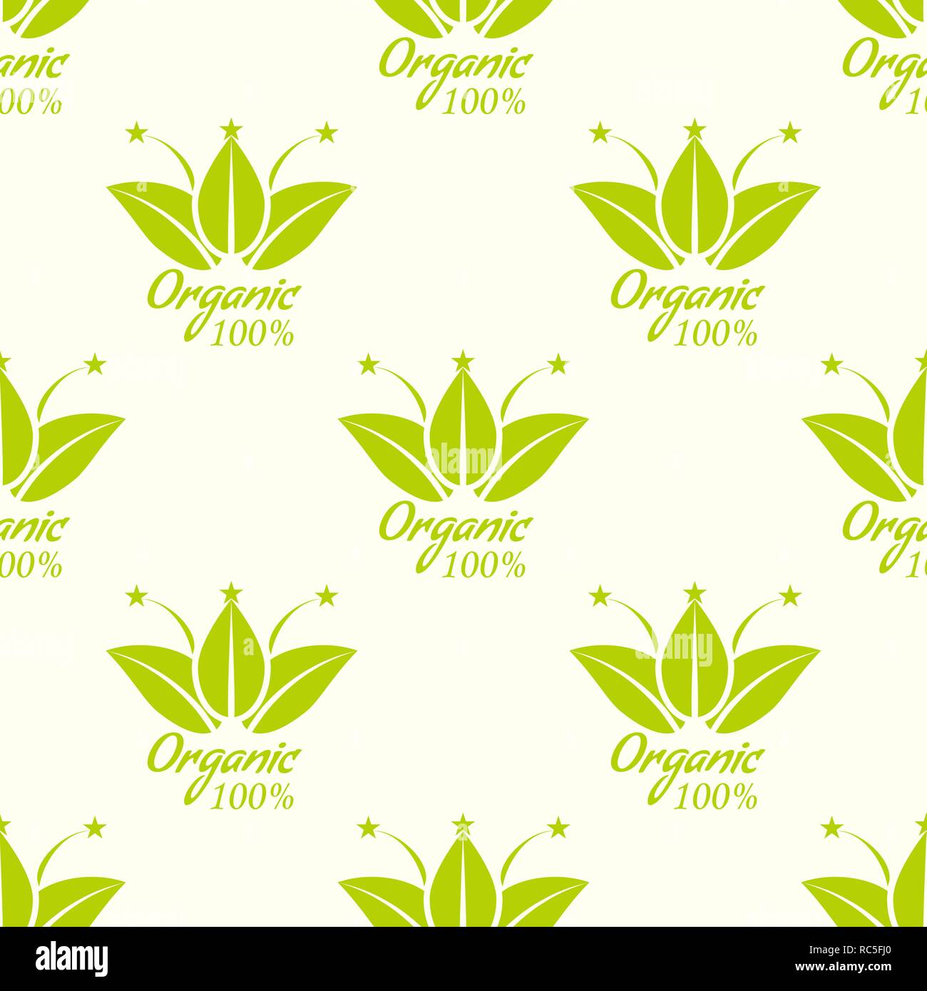 Seamless pattern for eco products paper. Vector illustration Stock ...