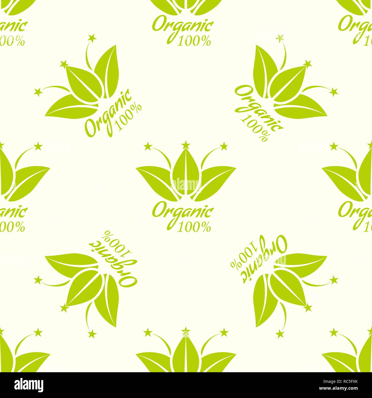 Seamless pattern for eco products paper. Vector illustration Stock ...