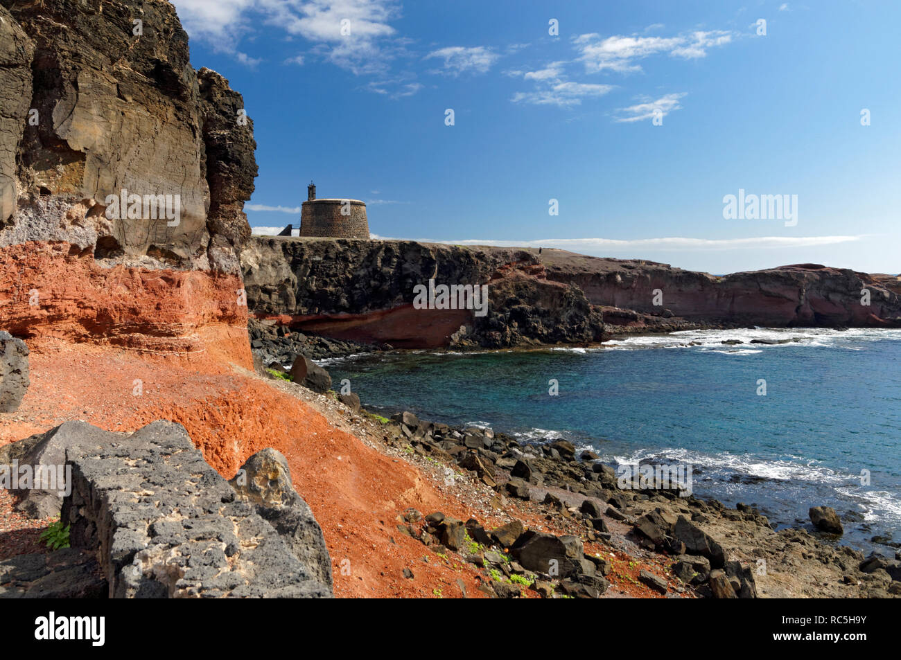 Castillo de las coloradas playa blanca hi-res stock photography and ...