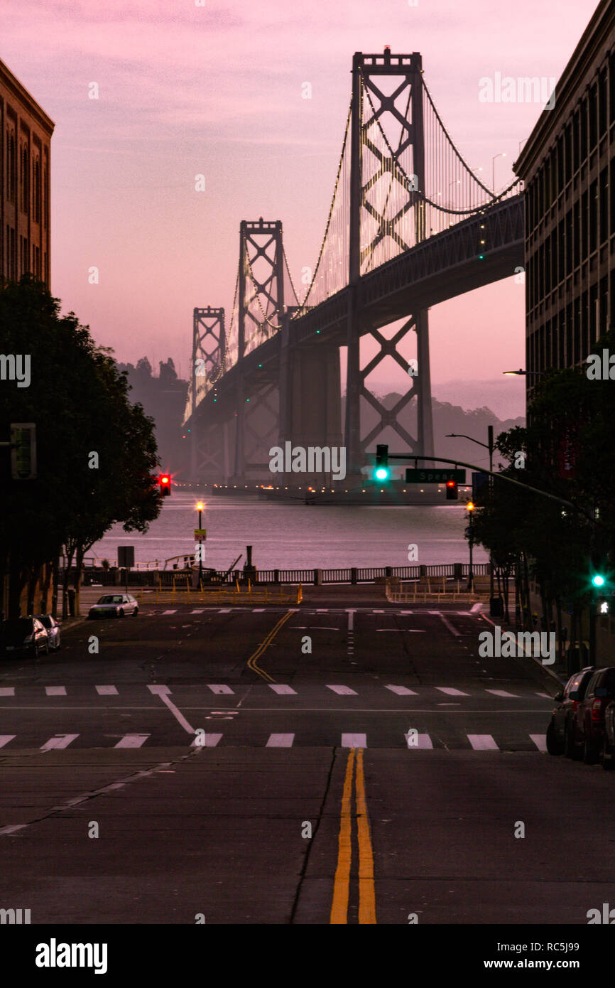 The Bay Bridge Stock Photo - Alamy