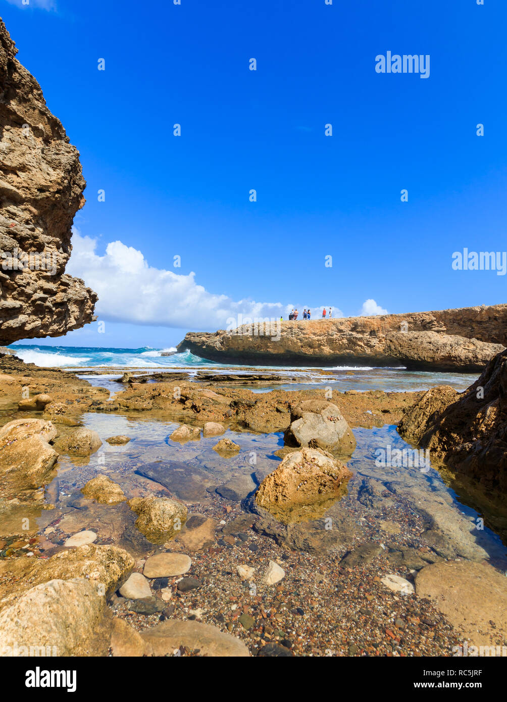 Shete Boka National Park In Curacao Stock Photo - Alamy