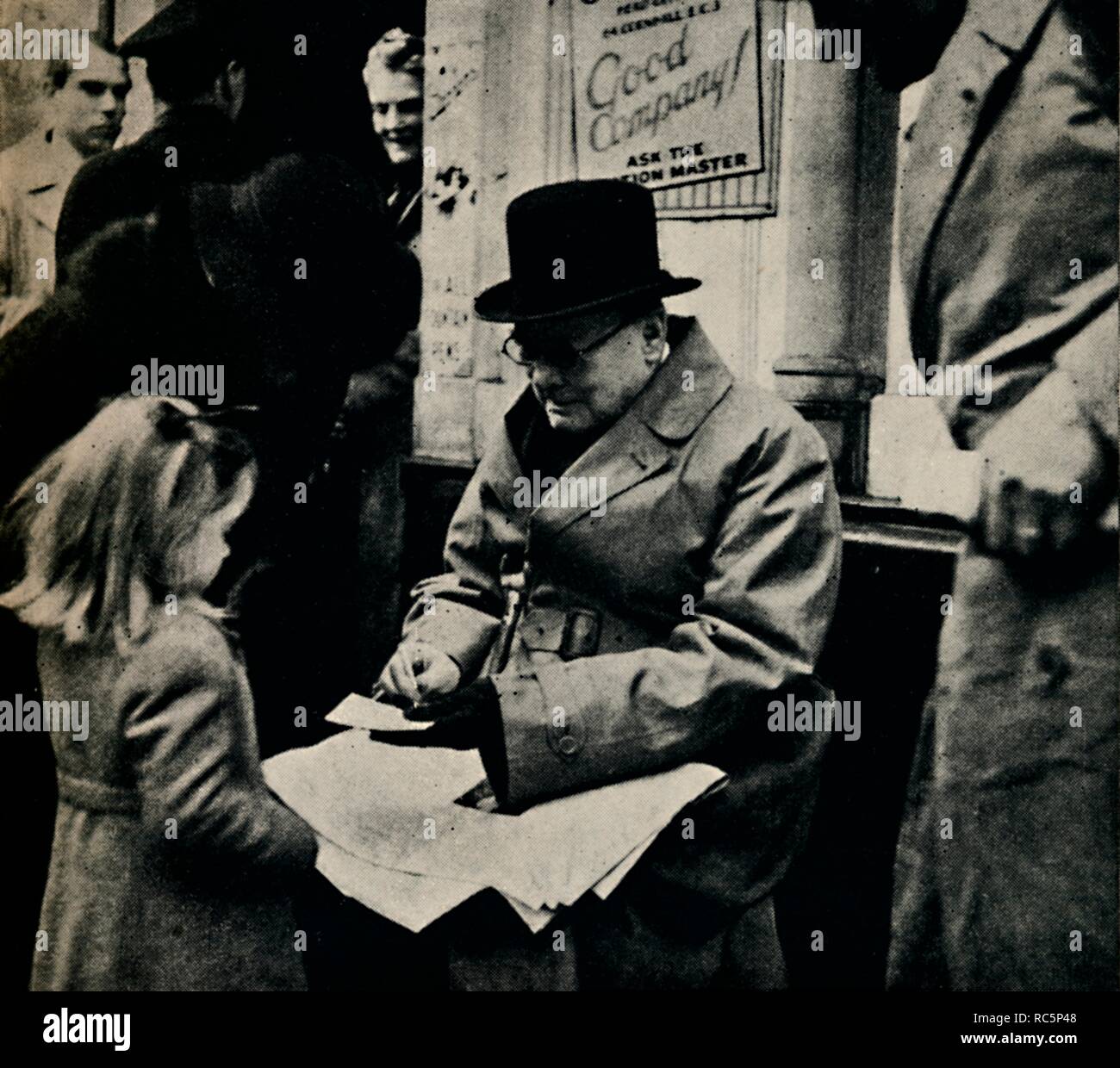 Winston churchill signature hi-res stock photography and images - Alamy