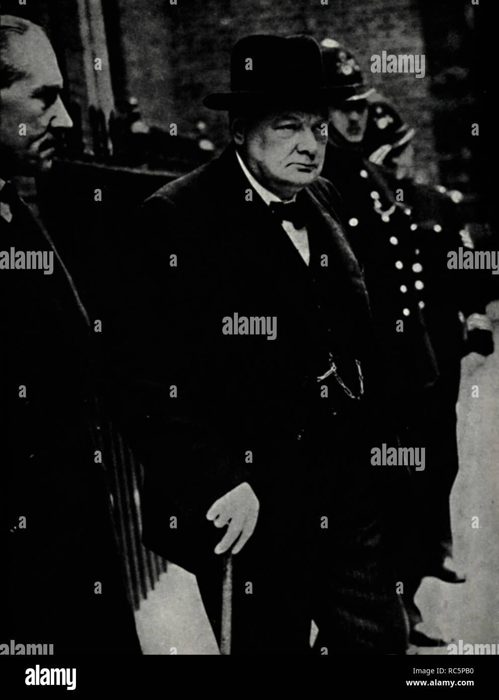 Ww2 winston churchill british wartime prime minister hi-res stock ...