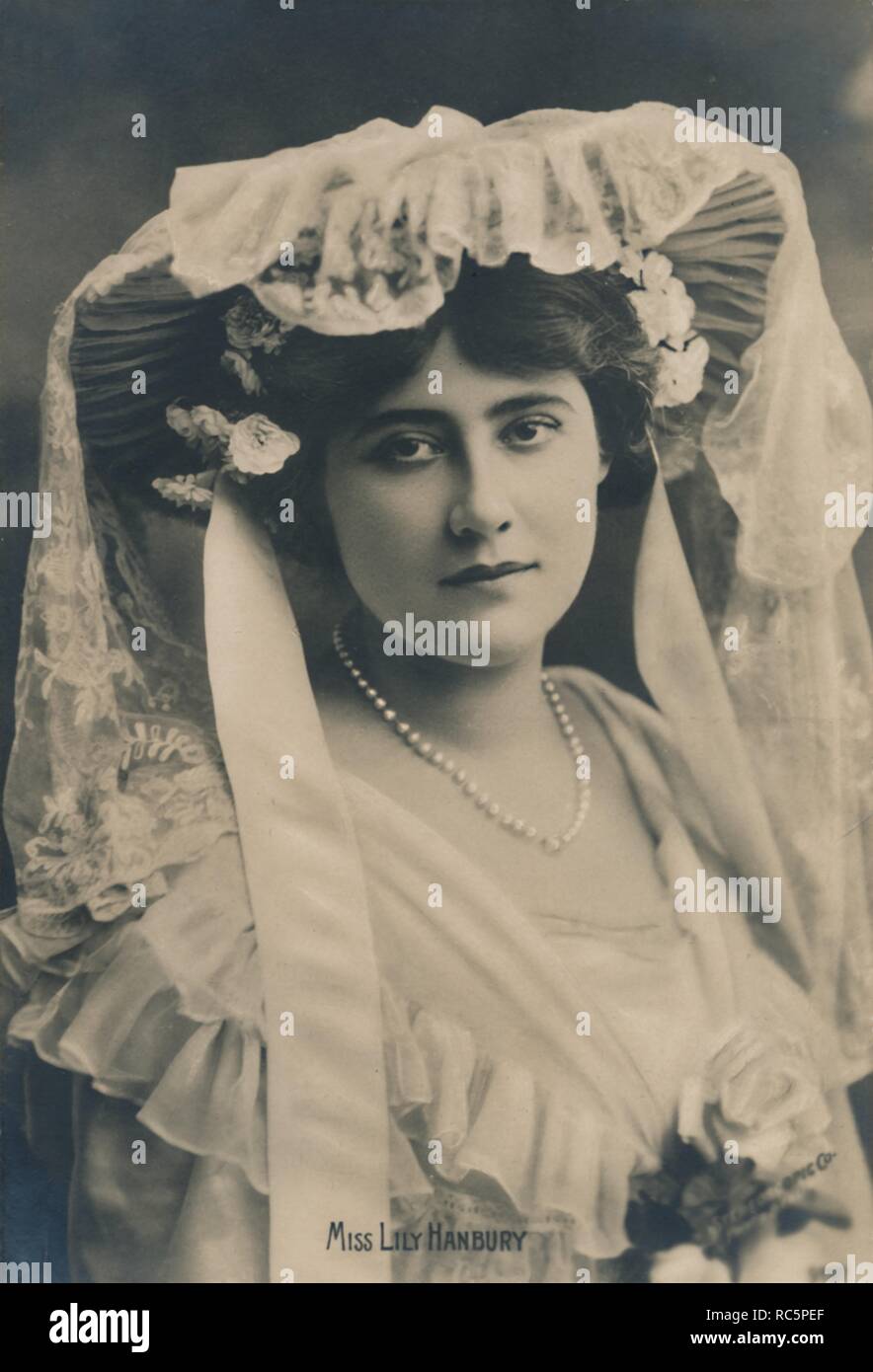'Miss Lily Hanbury', (1873-1908), c1930. Creator: Unknown Stock Photo ...