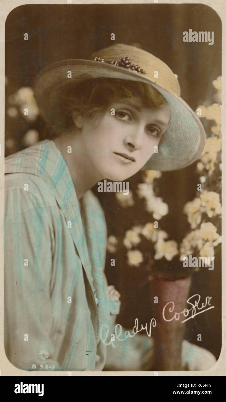 'Gladys Cooper', (1888-1971), c1930. Creator: Unknown Stock Photo - Alamy