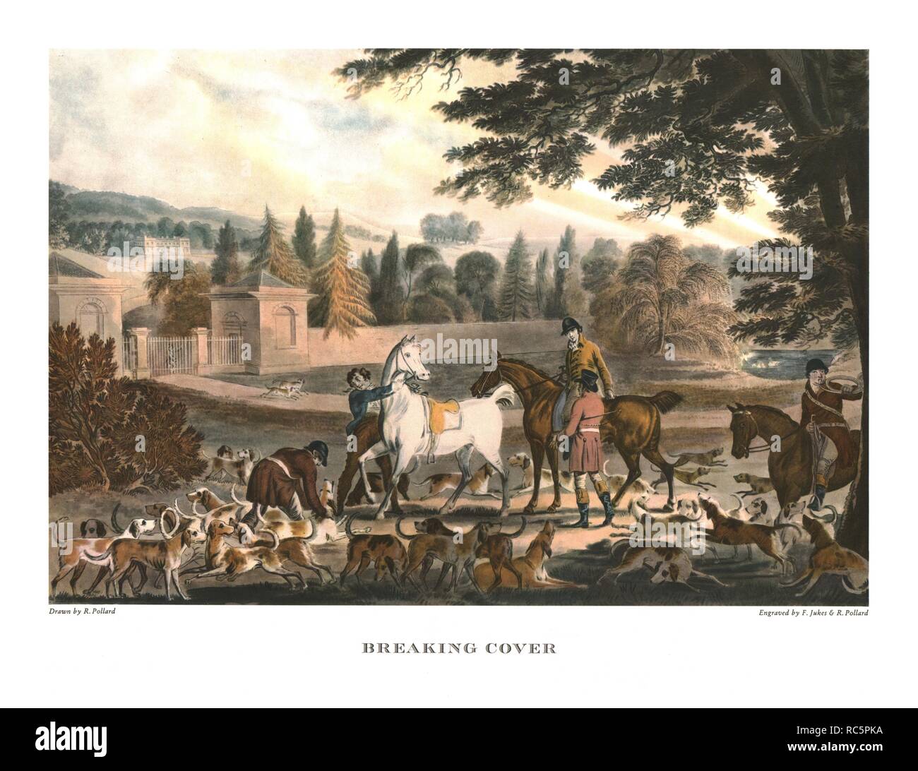 Early man hunting animals hi-res stock photography and images - Alamy