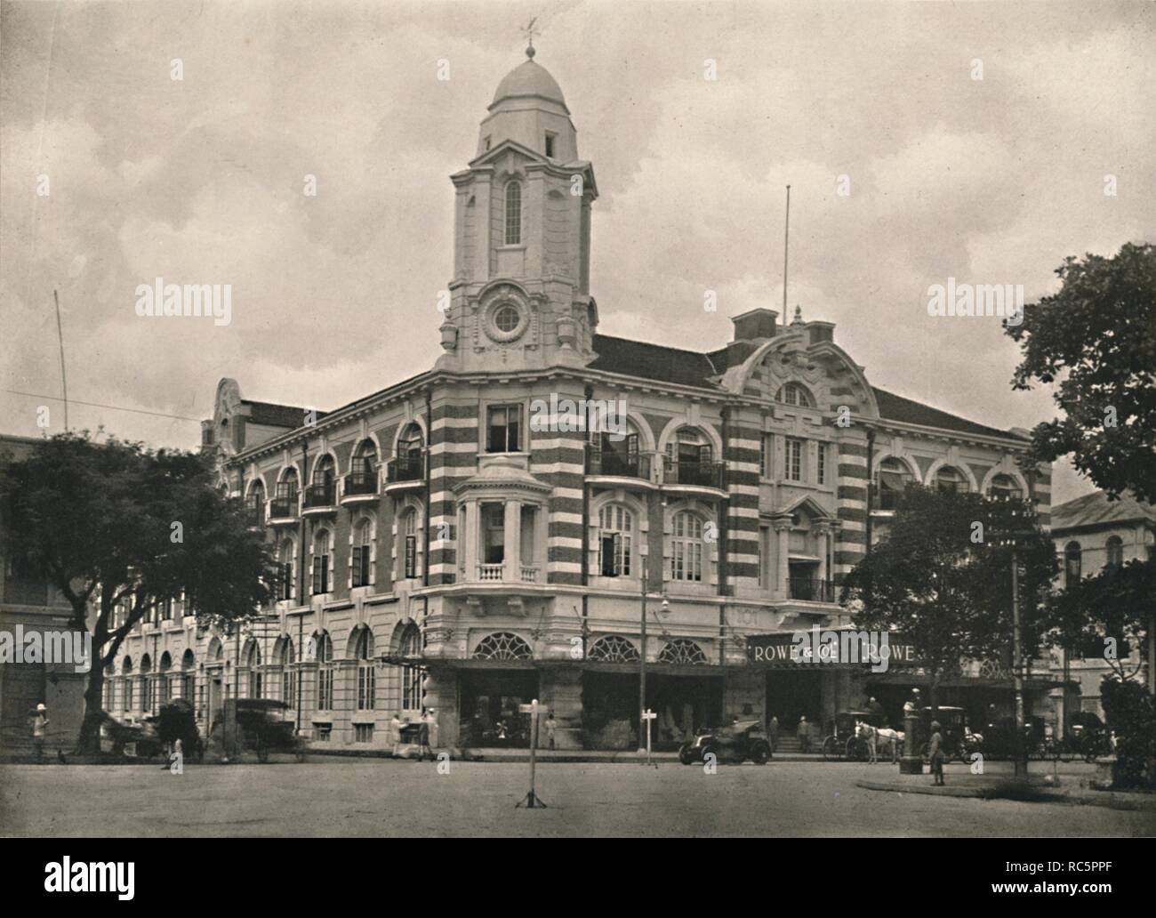 'Rowe & Coy., Ltd., Rangoon Premises', 1900. Creator: Unknown Stock ...