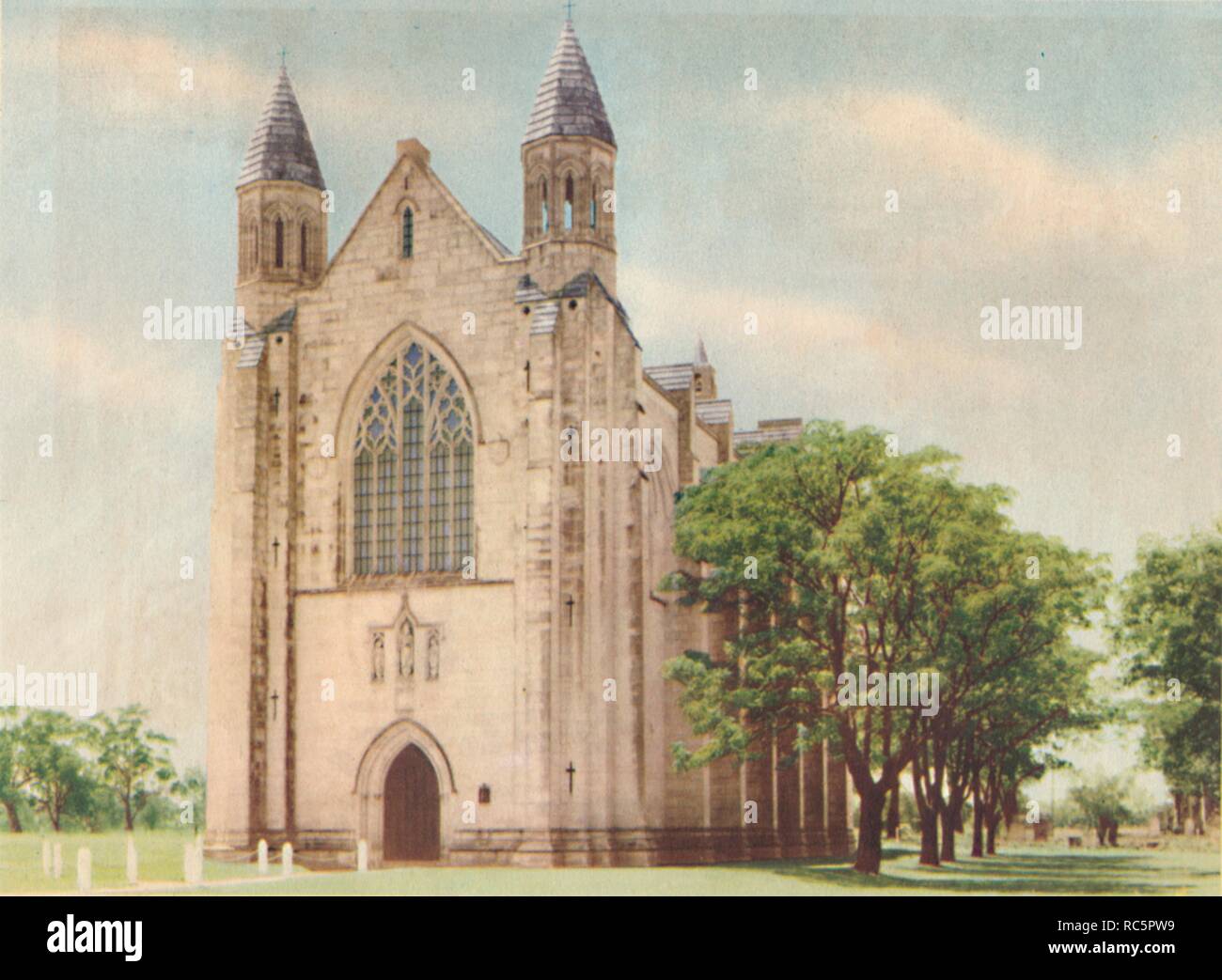 'Guildford Grammar School Chapel', c1947. Creator: Unknown Stock Photo ...