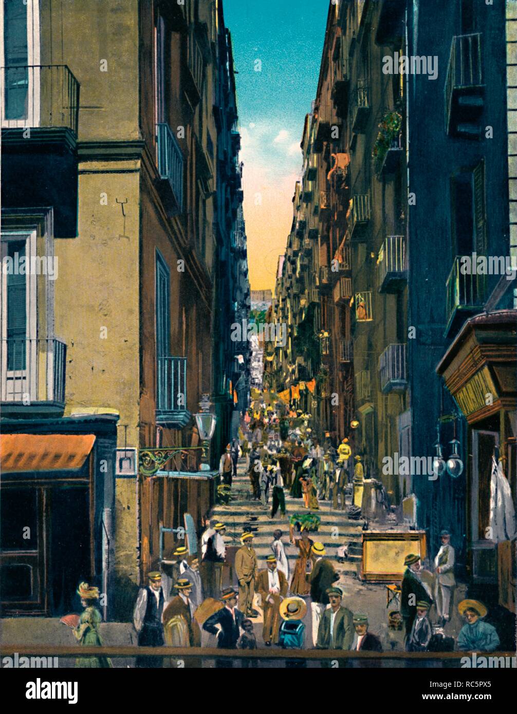Napoli gradoni di chiaia hi-res stock photography and images - Alamy