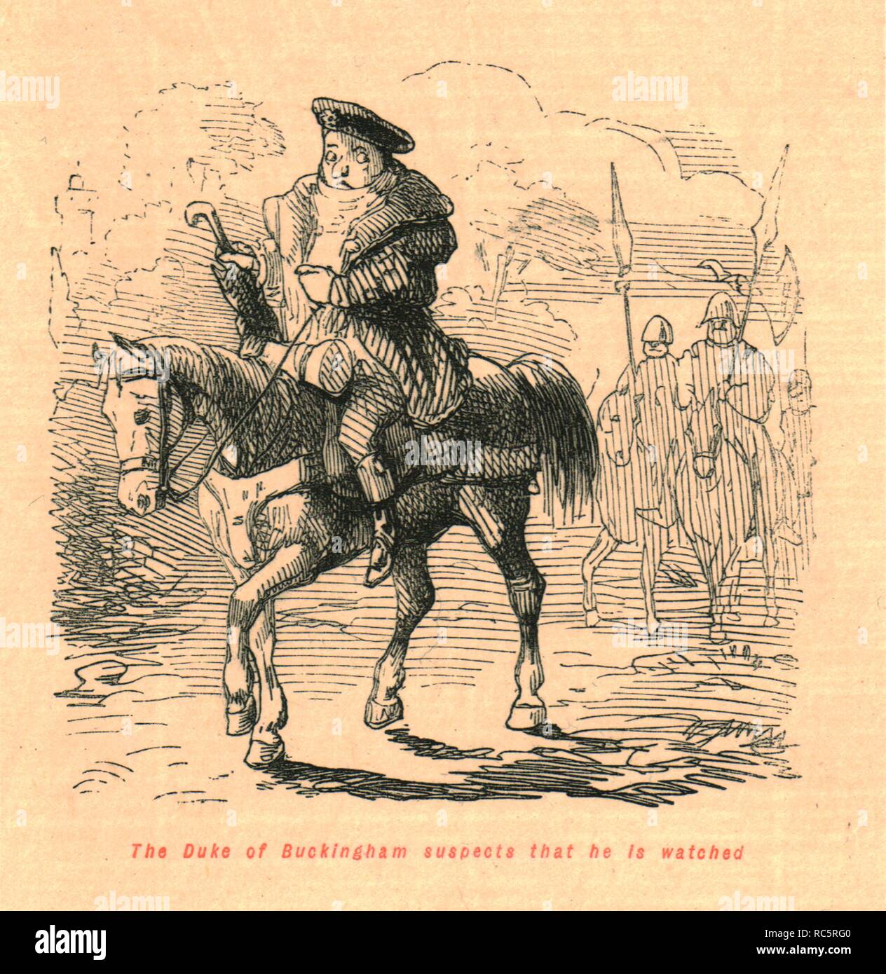 'The Duke of Buckingham suspects that he is watched', 1897. Creator ...