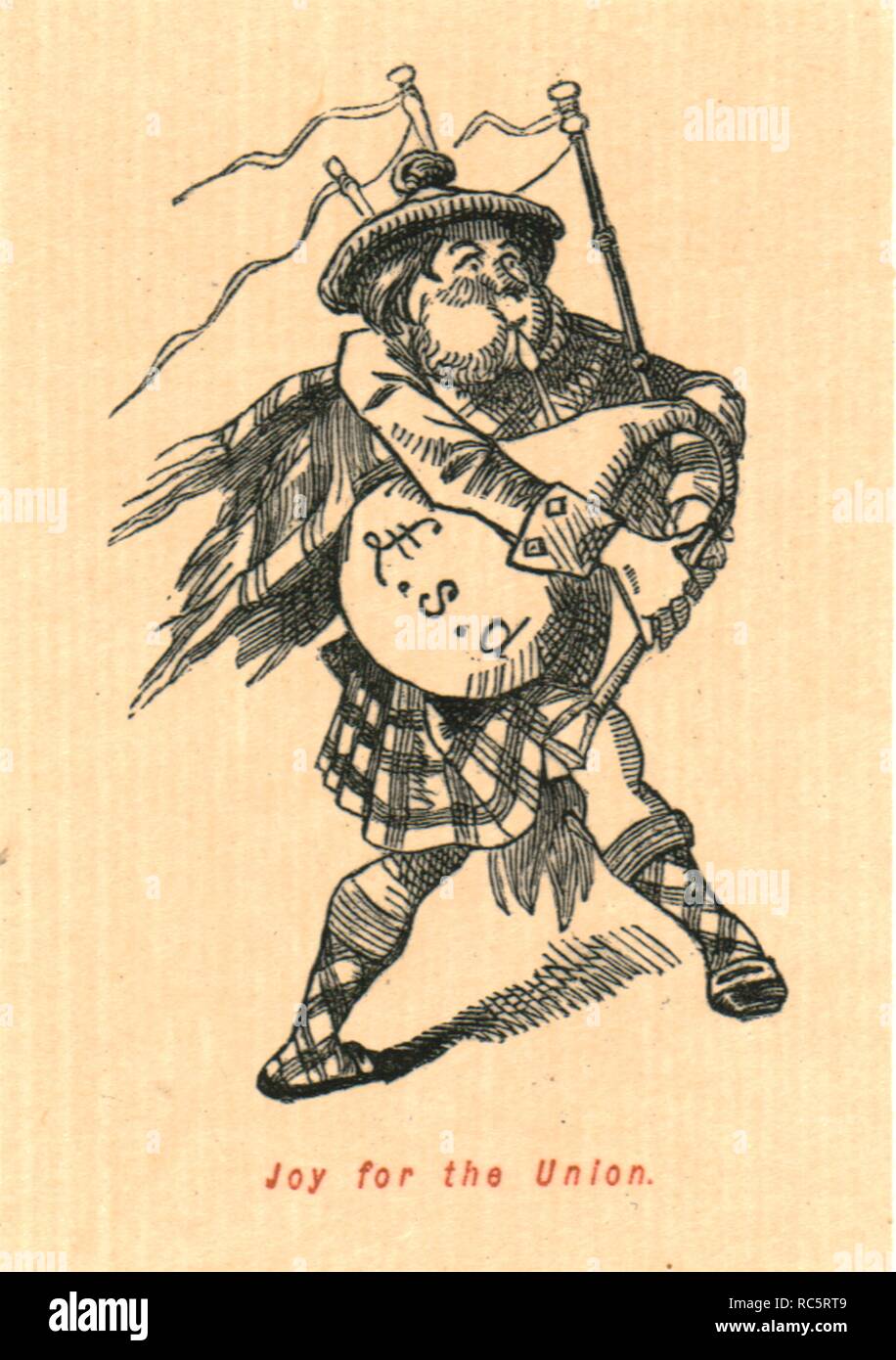 'Joy for the Union', 1897. Creator: John Leech Stock Photo - Alamy