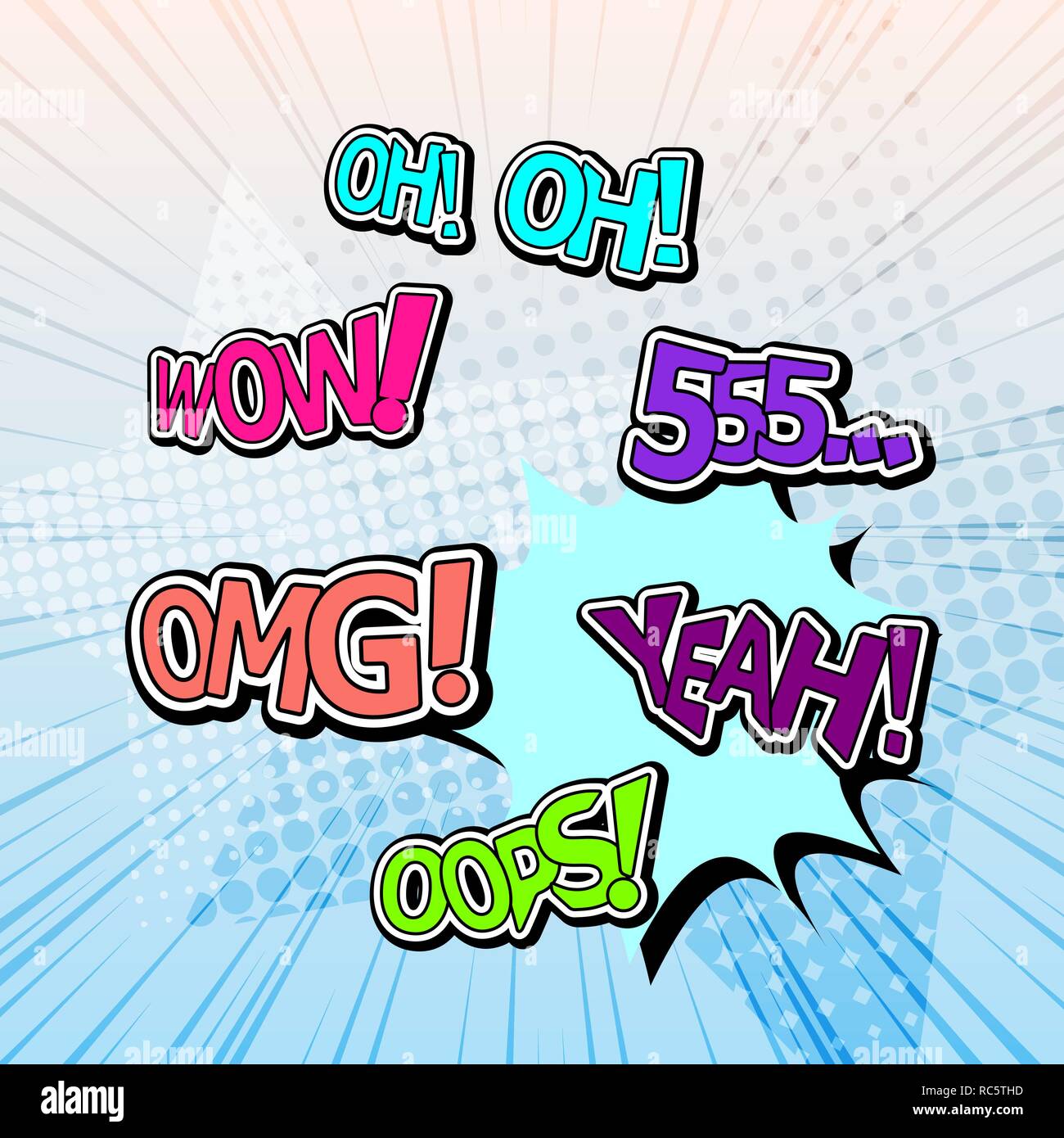 Word stickers hi-res stock photography and images - Alamy