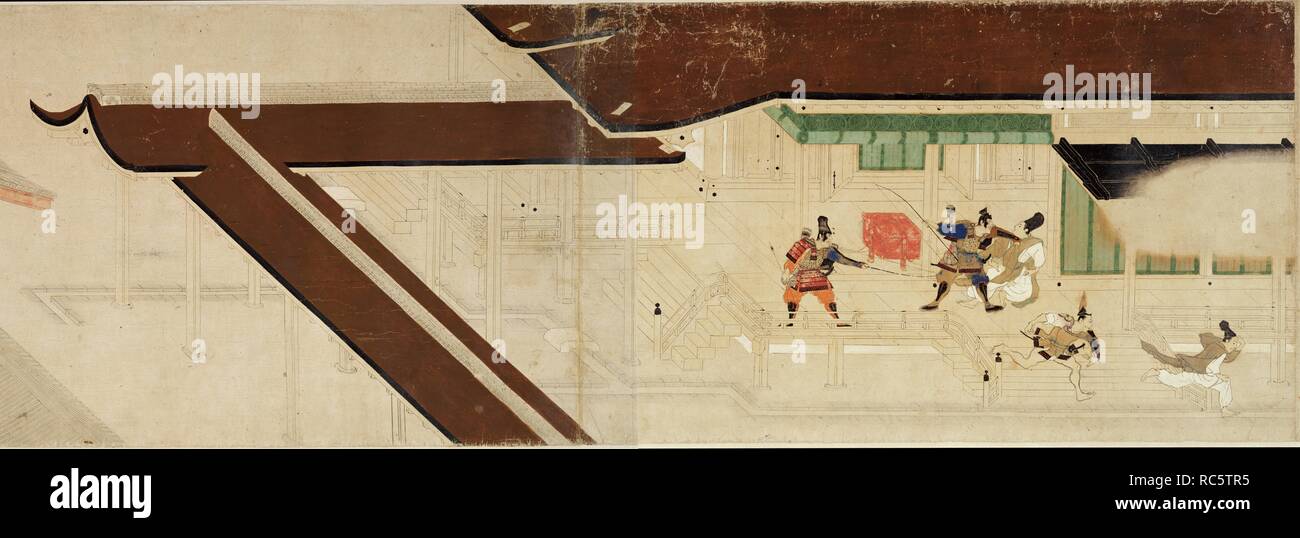 Illustrated Tale of the Heiji Civil War (The Imperial Visit to Rokuhara ...