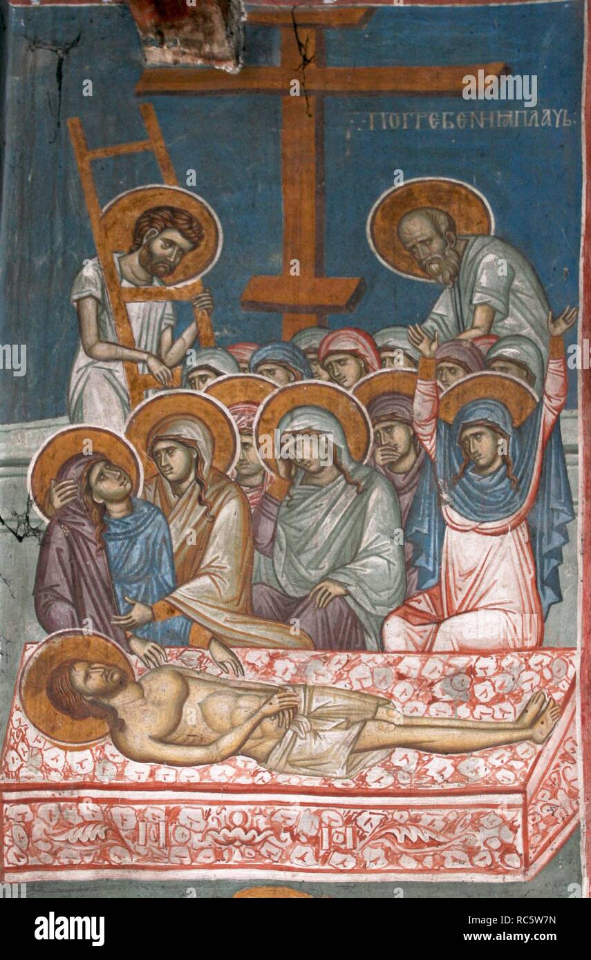 The Lamentation over Christ. Museum: Visoki Decani monastery, Kosovo ...