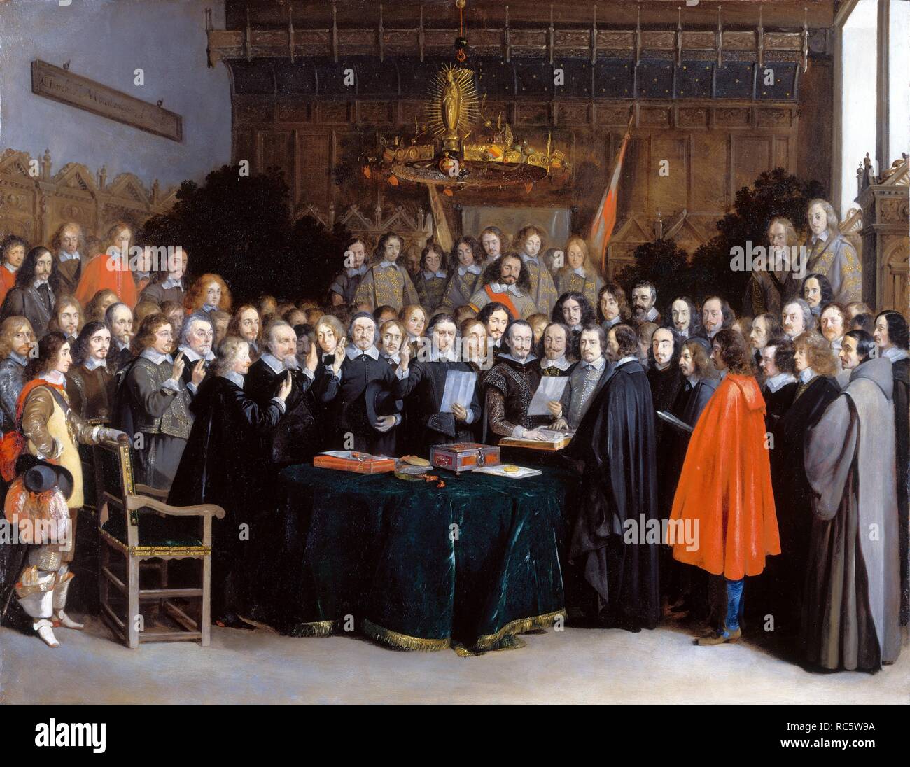 The Ratification of the Treaty of Münster, 15 May 1648. Museum ...