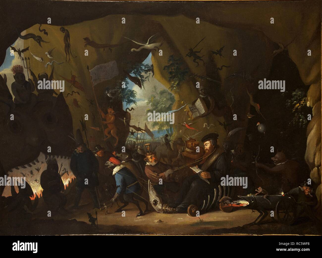 Calvin in Hell. Museum: International Museum of the Reformation, Geneva ...