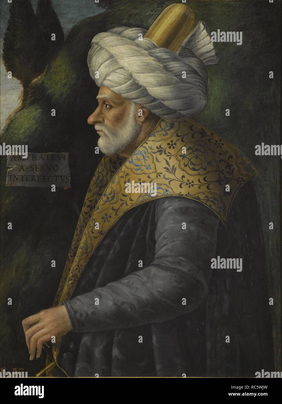 Portrait of Sultan Murad I (1326-1389). Museum: PRIVATE COLLECTION ...
