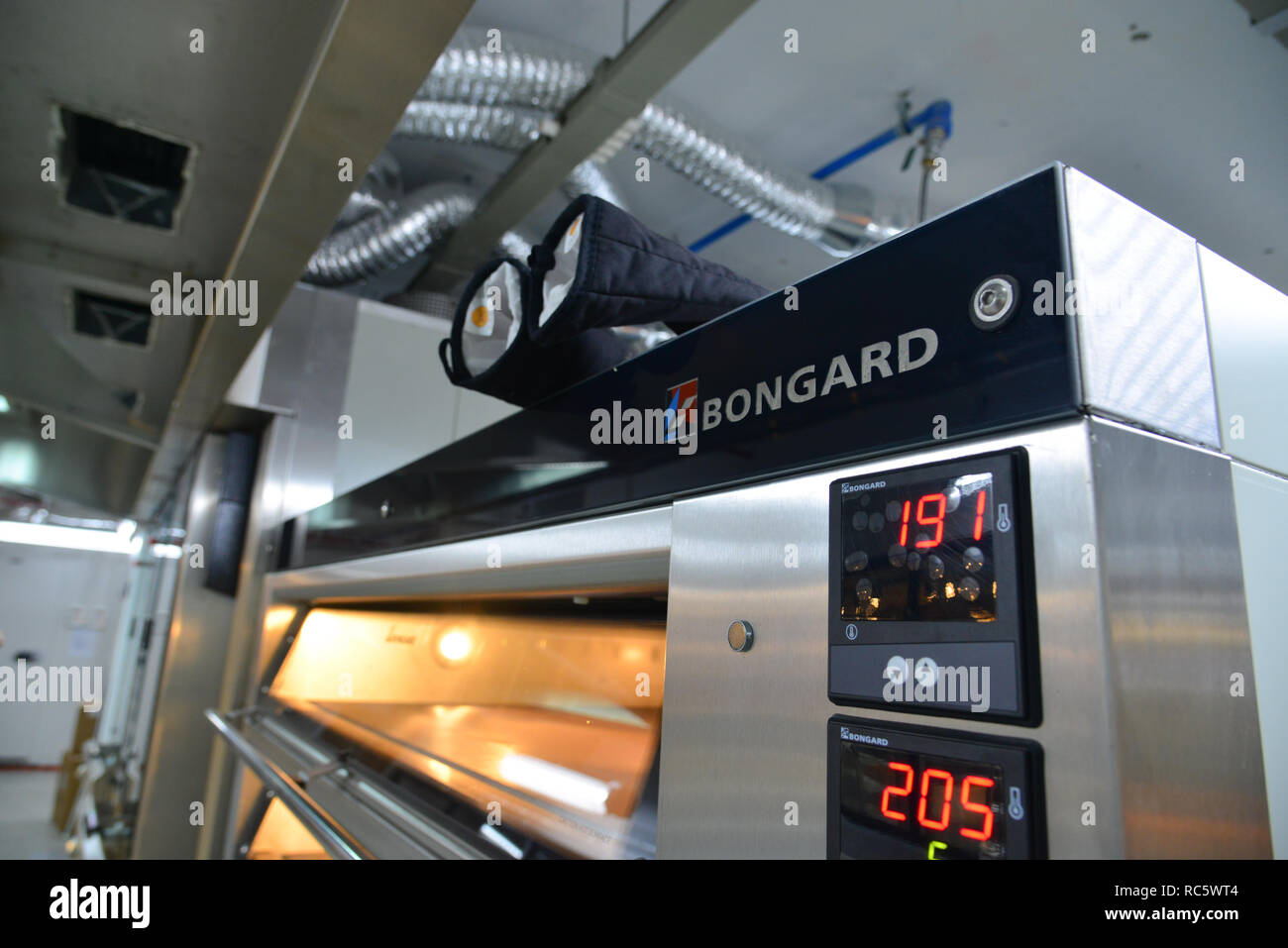 Saigon, Vietnam - Jan 9, 2019. Industrial cabinets-ovens or stoves for ...