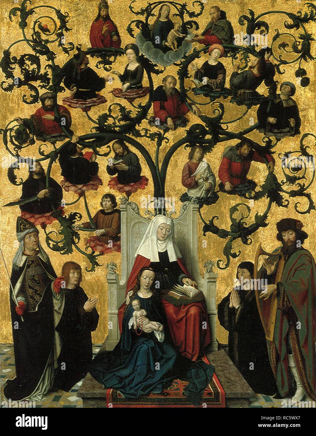 Saint Anne Family Tree. Museum: Musée des Beaux-Arts, Lyon. Author ...
