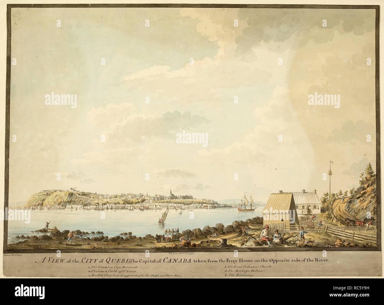 18th century quebec city hi-res stock photography and images - Alamy