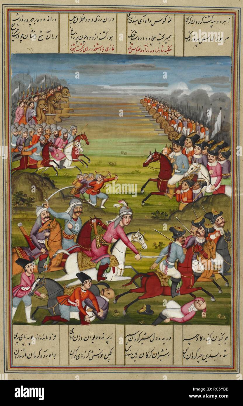 Victory of Prince â€˜Abbas Mirza over the Russian Ashanjdar and his ...