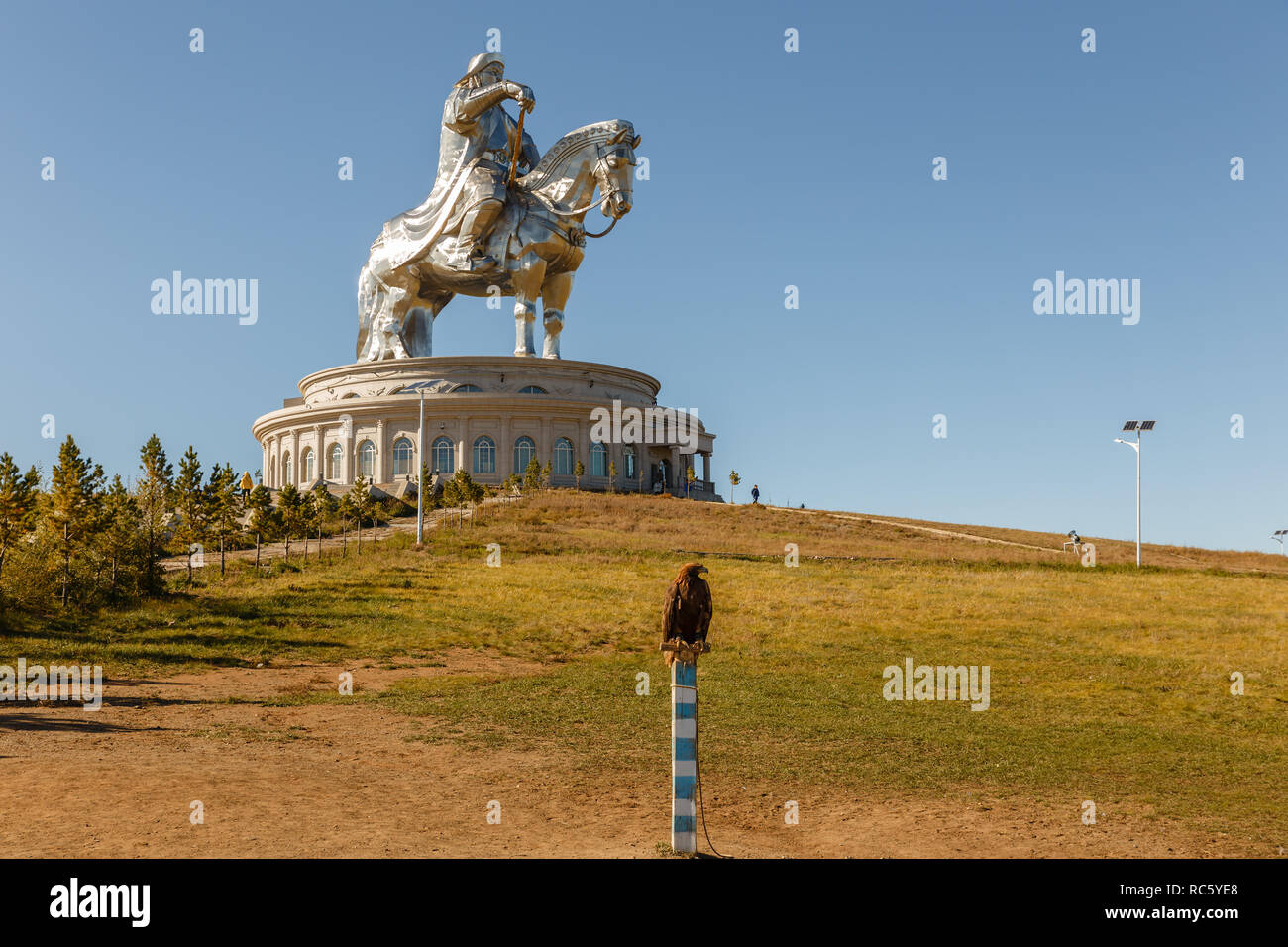 The giant Genghis Khan Stock Photo - Alamy