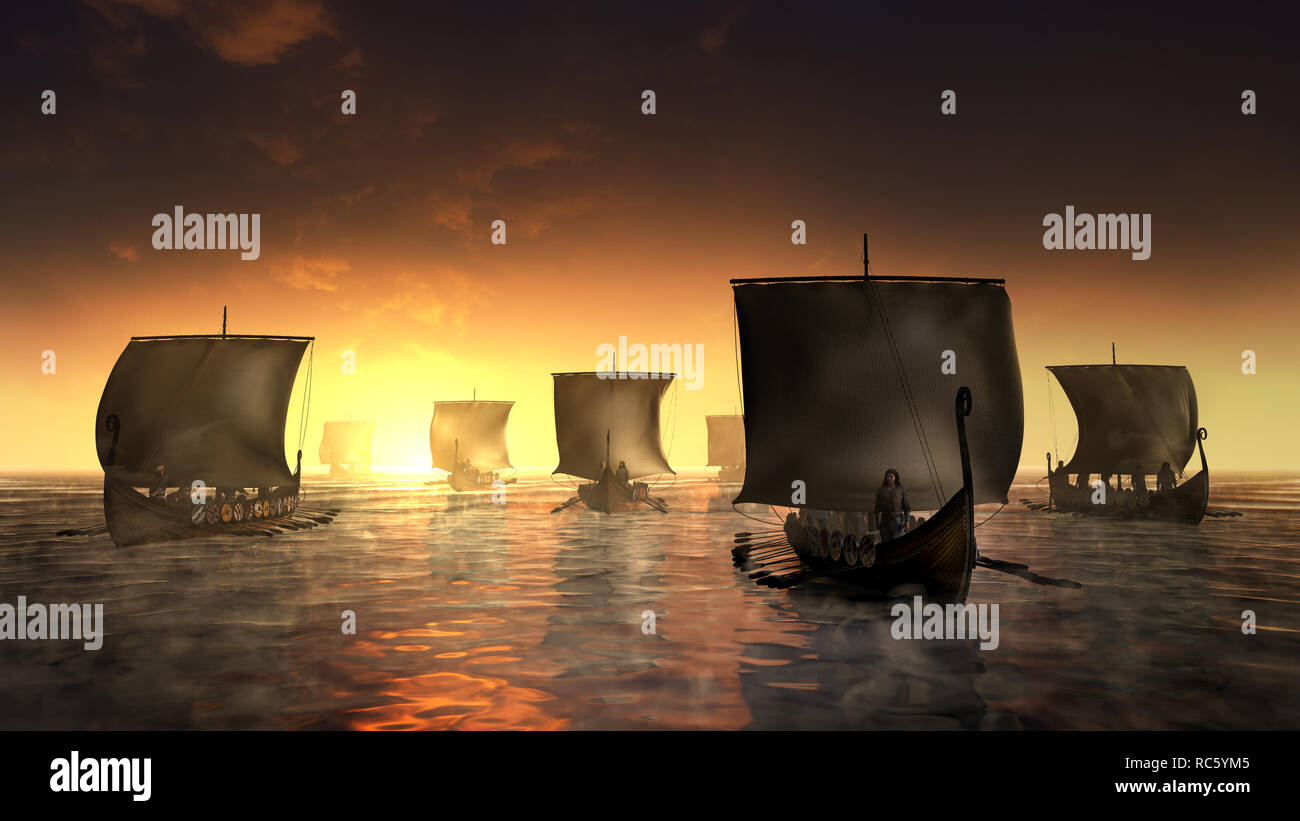 Viking attack hi-res stock photography and images - Alamy