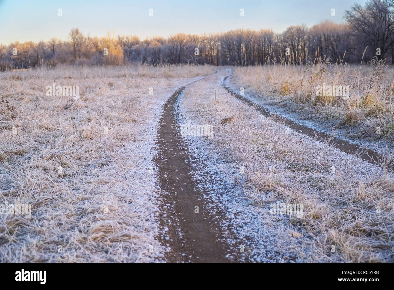 Transition land road hi-res stock photography and images - Alamy