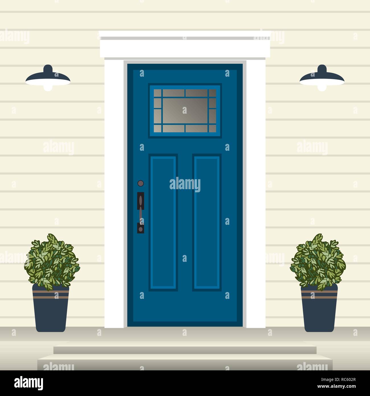 Design wooden steps housing Stock Vector Images - Alamy