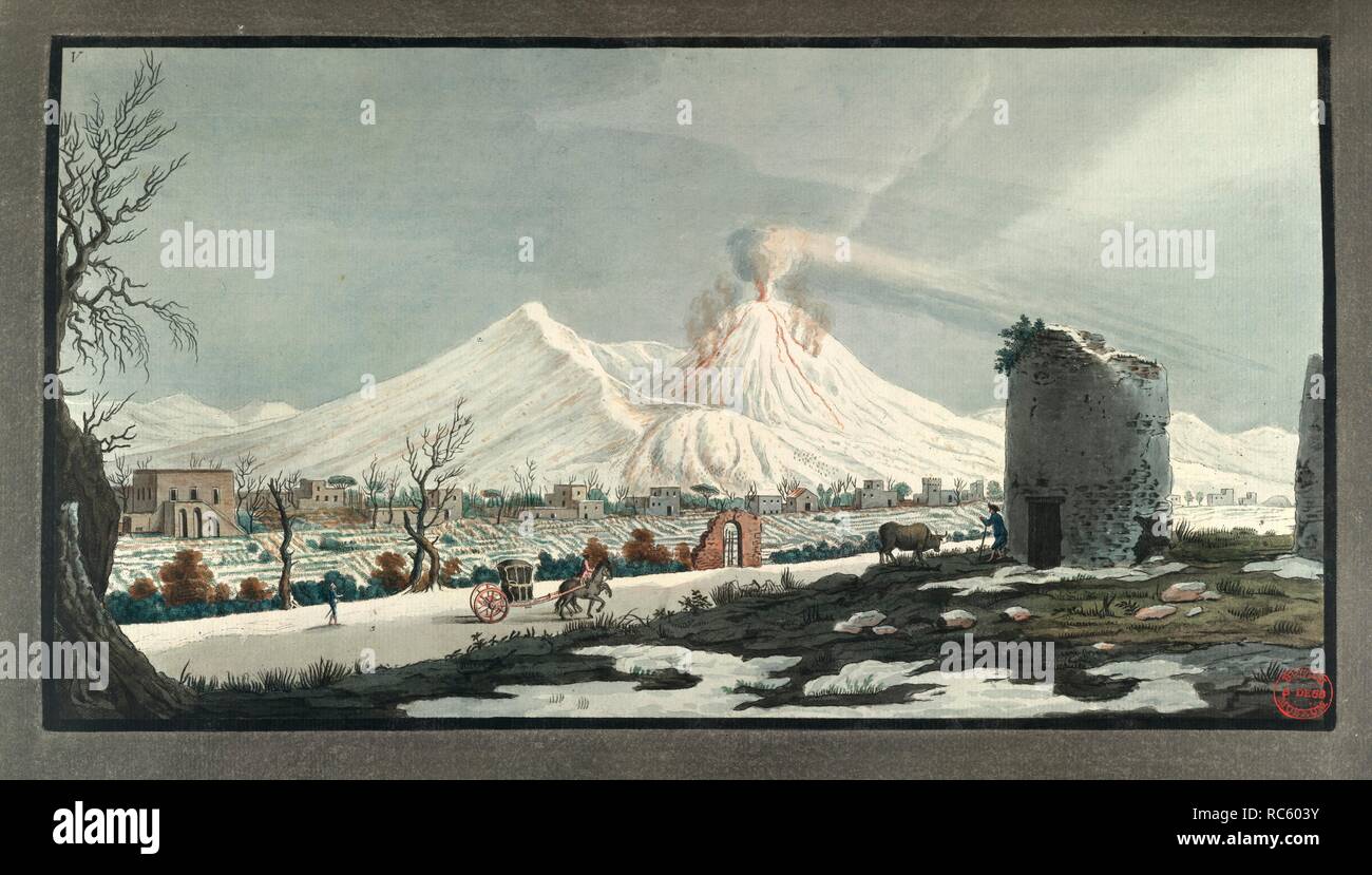 Mount vesuvius eruption map hi-res stock photography and images - Alamy