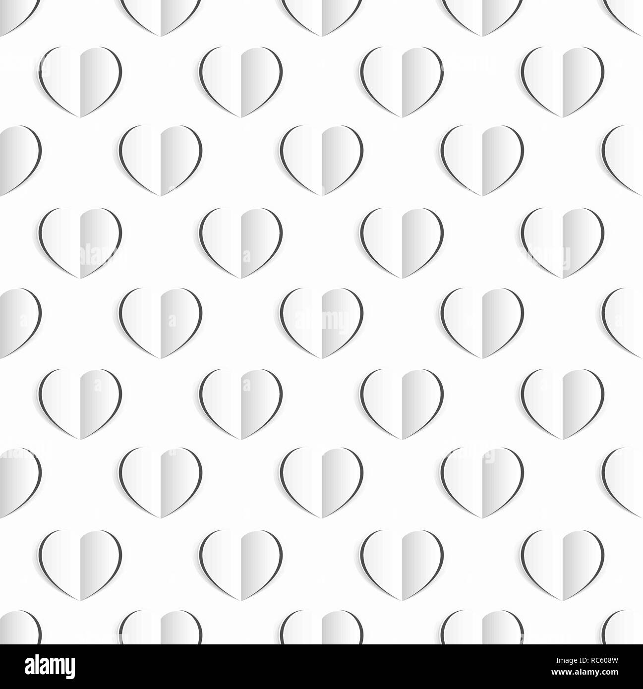 Heart love pattern background Stock Vector Images - Alamy