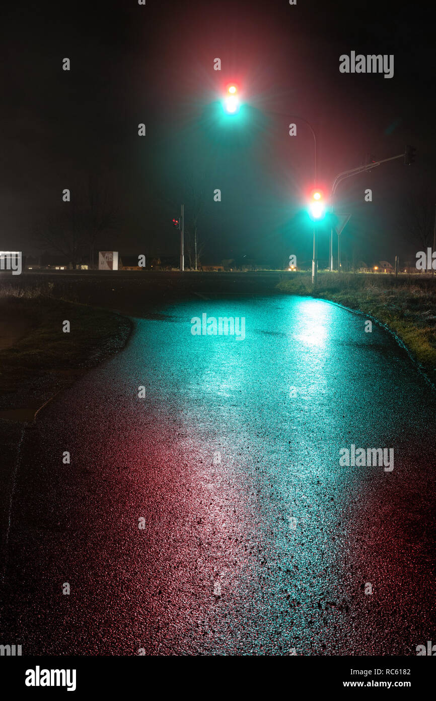 Red green traffic light abstract hi-res stock photography and images ...