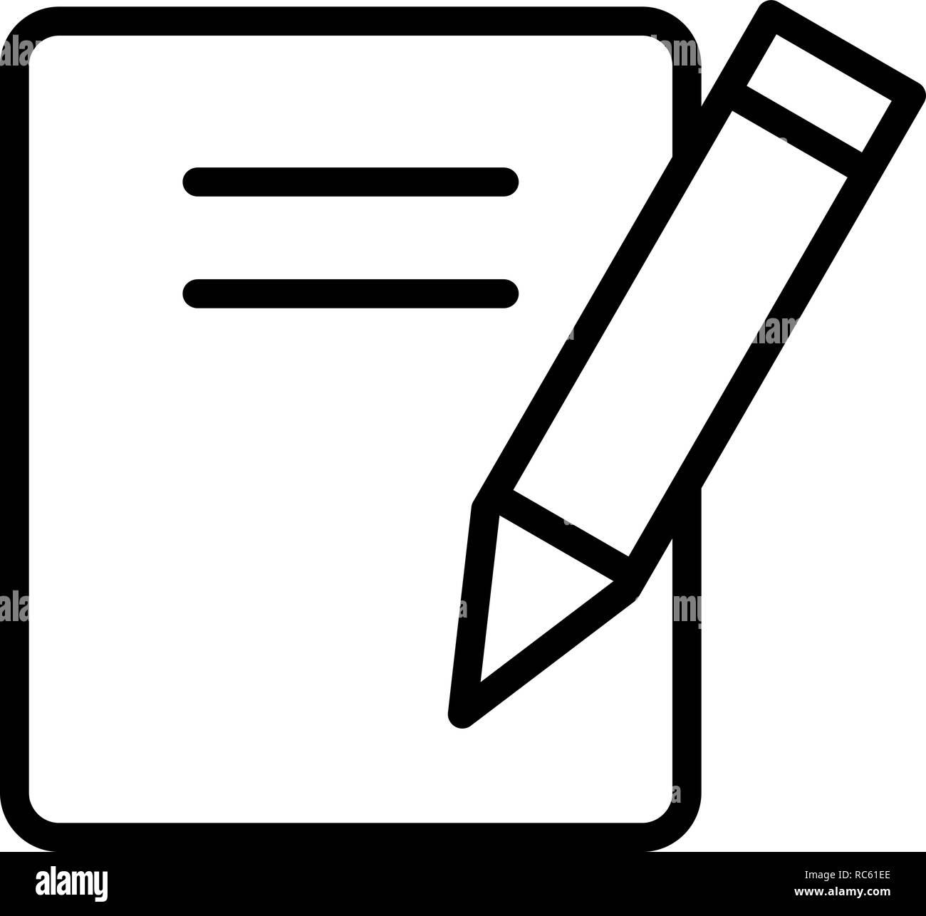 Vector Notes Icon Stock Vector Image & Art - Alamy