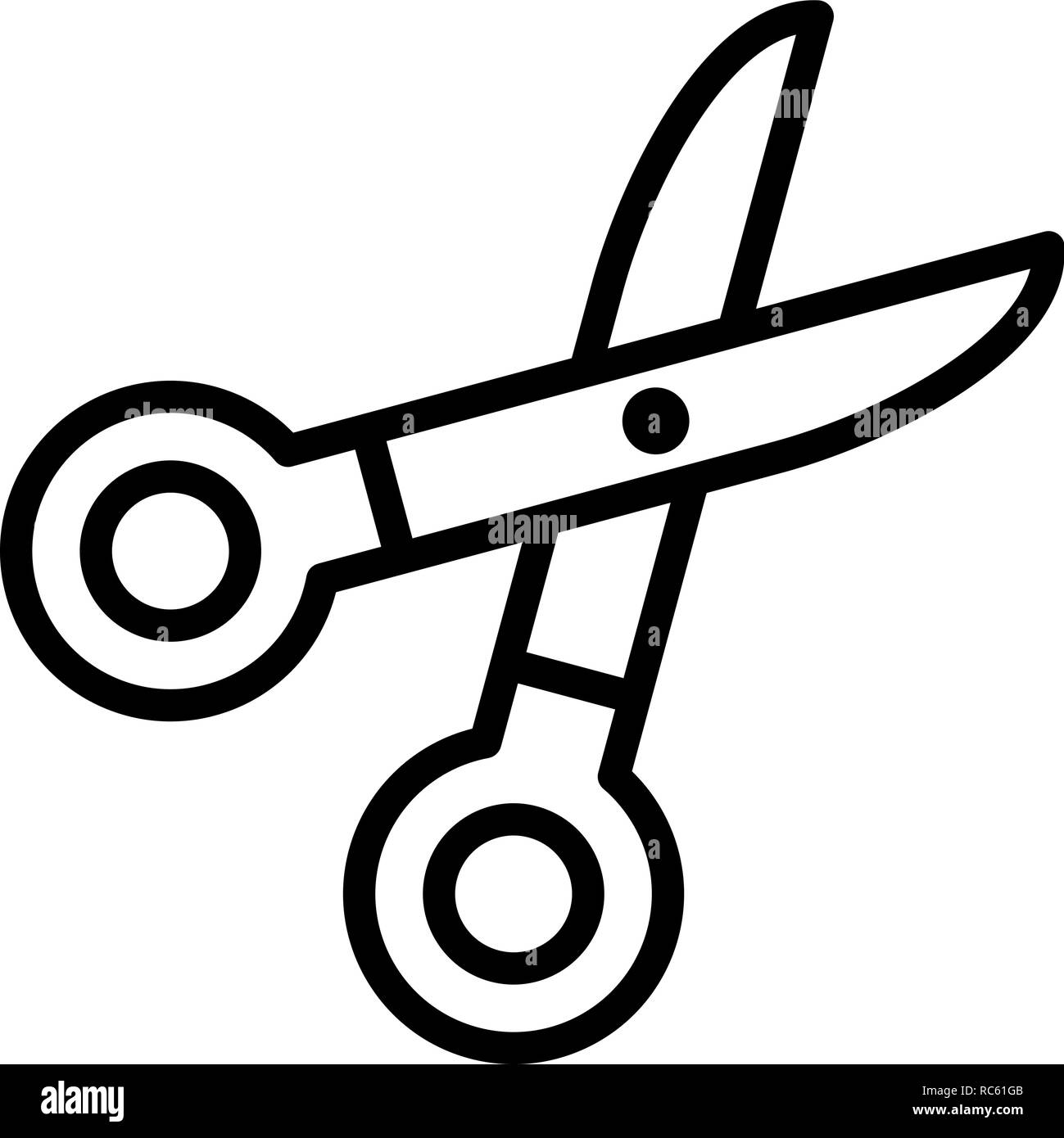 Vector Scissors Icon Stock Vector Image & Art - Alamy