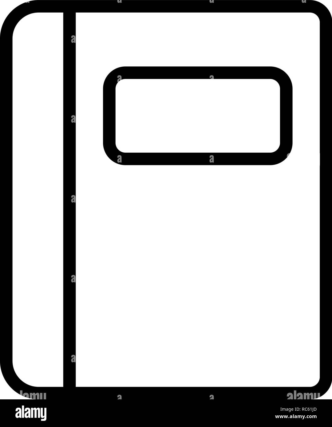 Vector Notebook Icon Stock Vector Image & Art - Alamy
