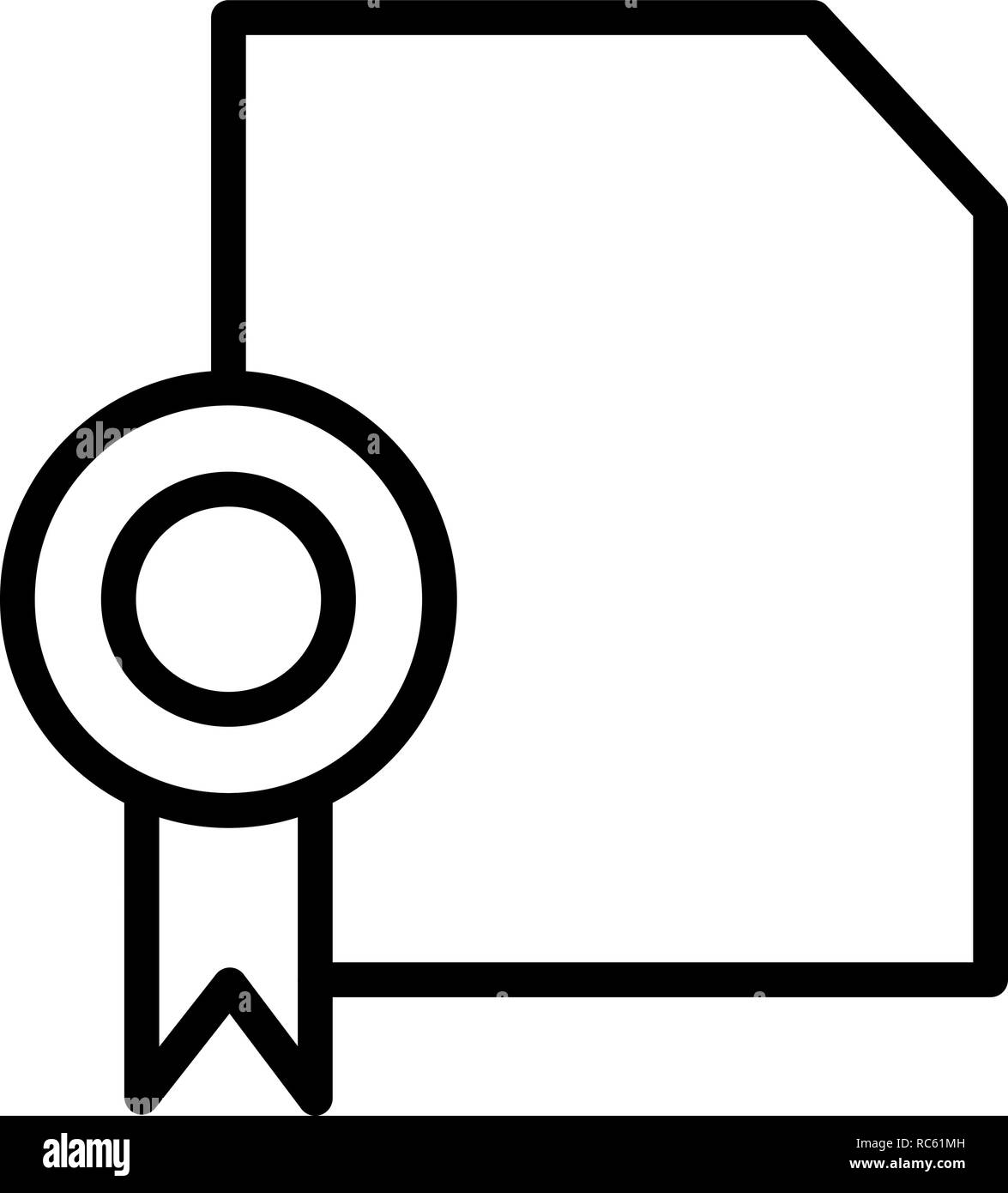 Vector Diploma Icon Stock Vector Image & Art - Alamy