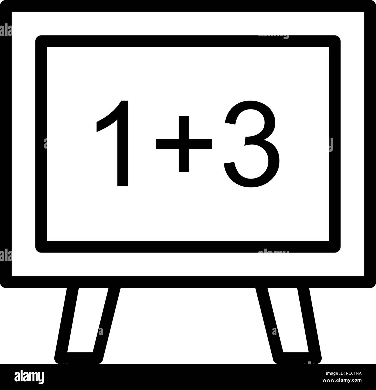 Vector Mathematics Icon Stock Vector Image & Art - Alamy