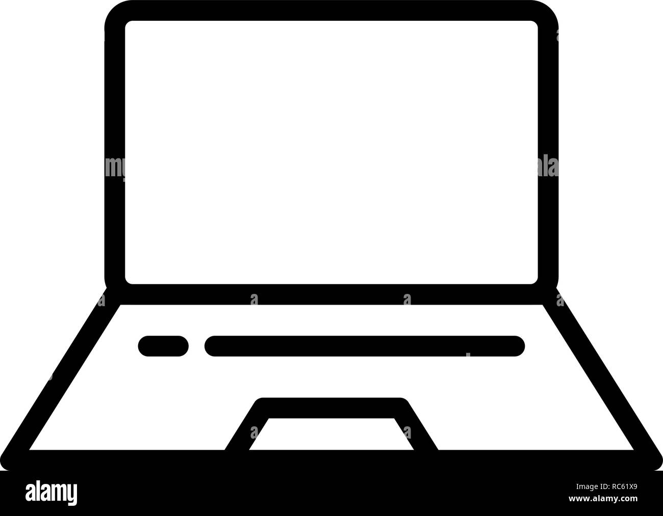 Vector Laptop Icon Stock Vector Image & Art - Alamy
