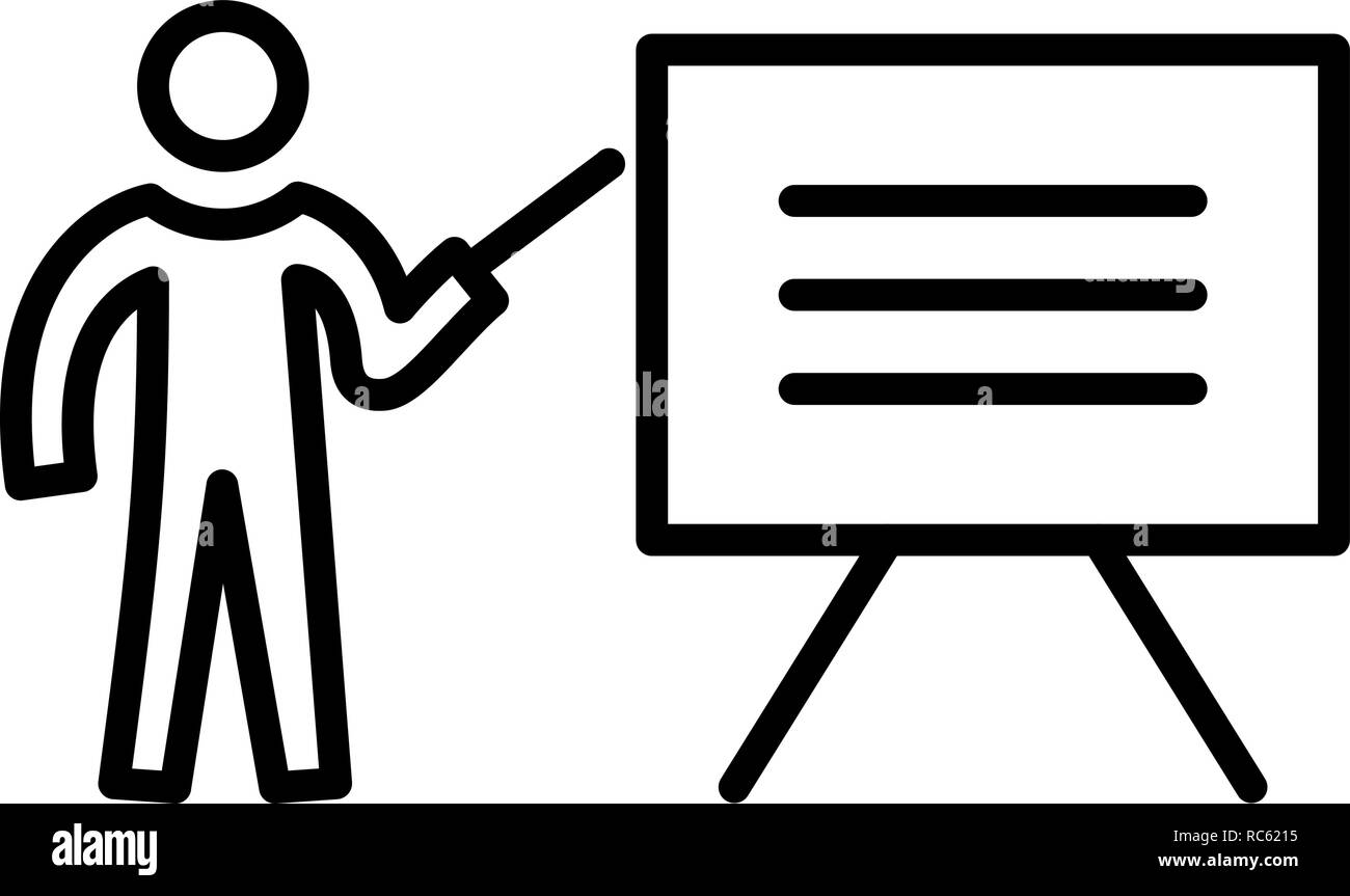 Vector Teaching Icon Stock Vector Image & Art - Alamy