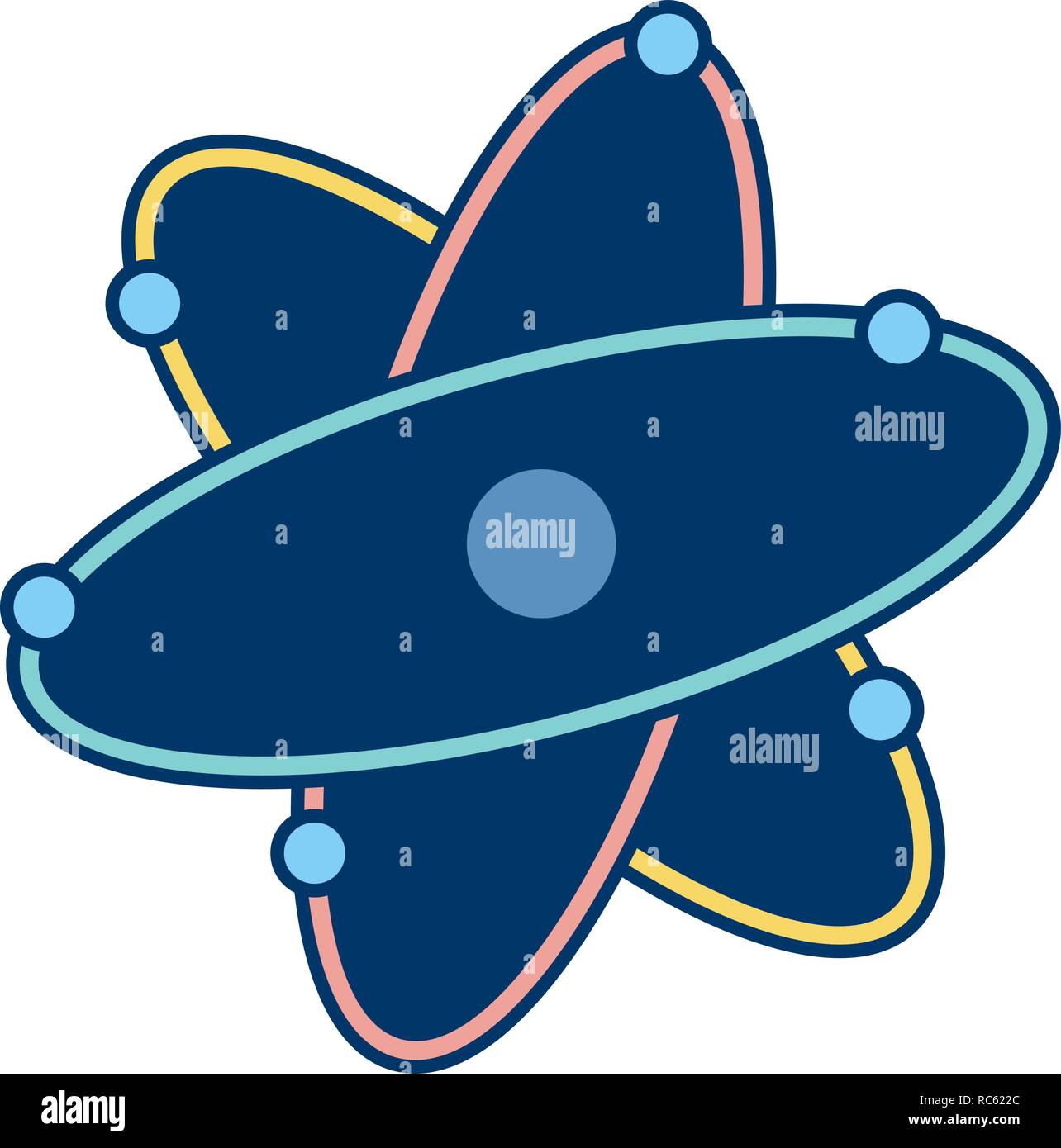 Vector Atom Icon Stock Vector Image & Art - Alamy