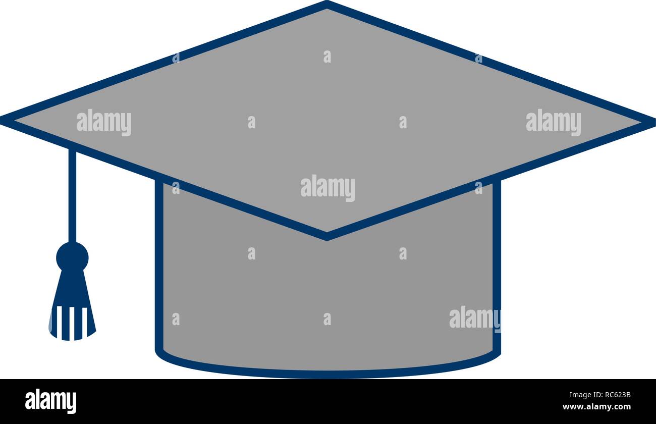 Vector Graduation Cap Icon Stock Vector Image & Art - Alamy