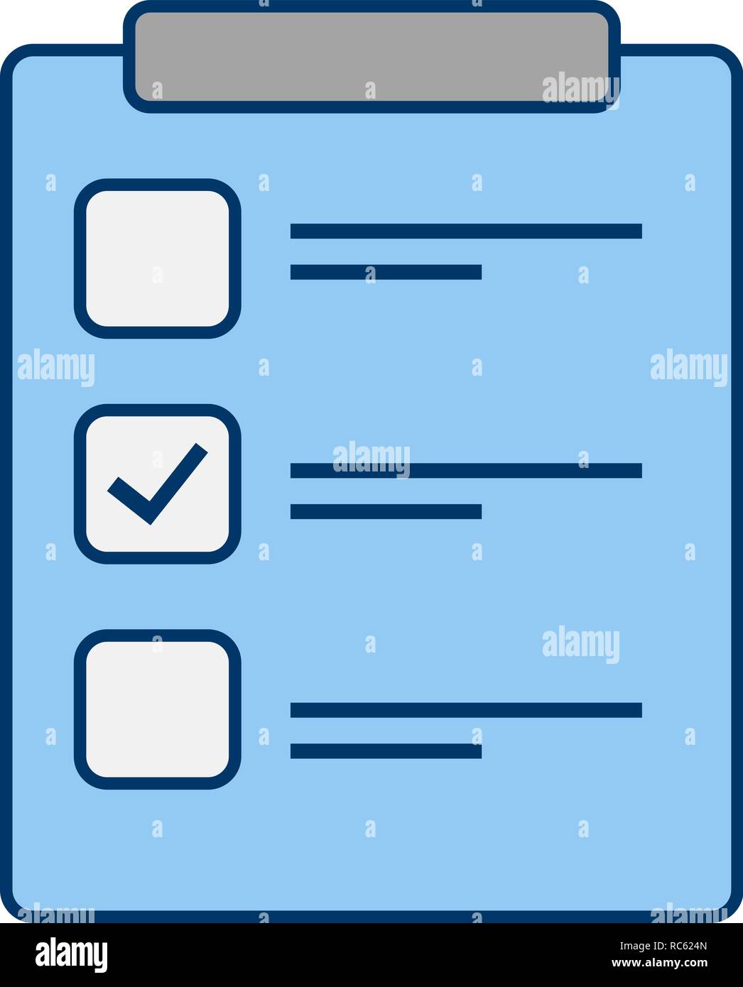 Vector List Icon Stock Vector Image & Art - Alamy