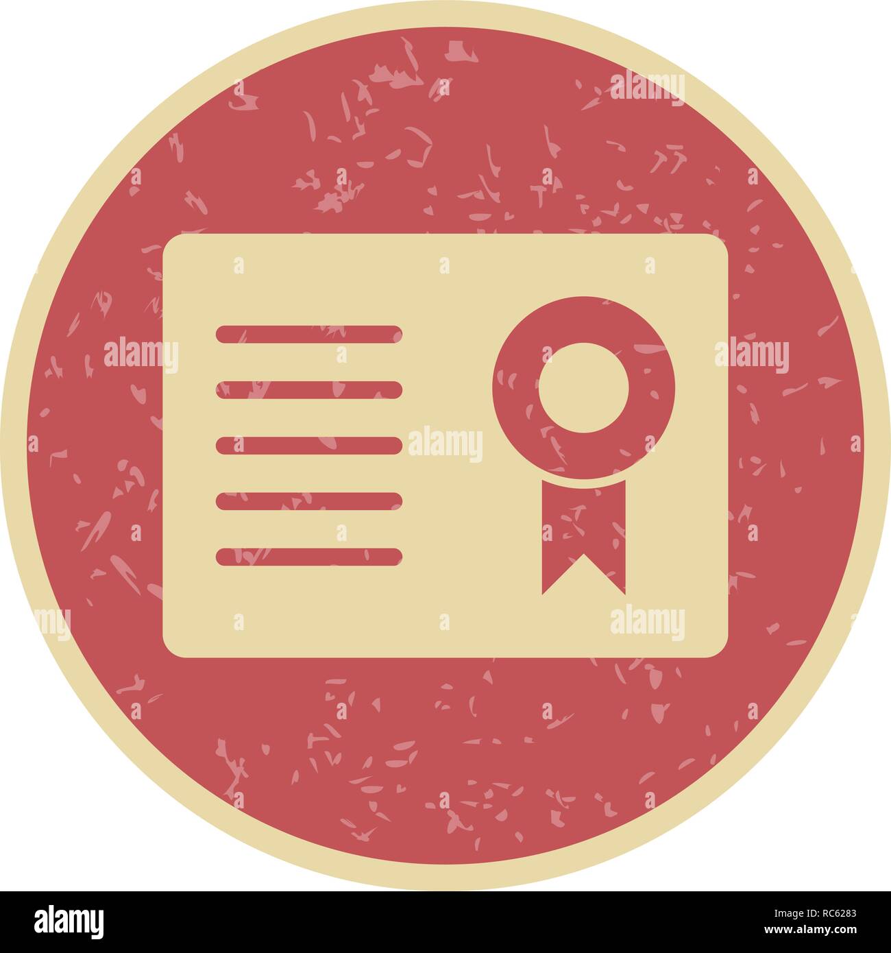 Vector Certificate Vector Icon Stock Vector Image & Art - Alamy